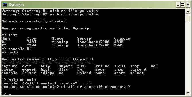 Dynamips / Dynagen Tutorial