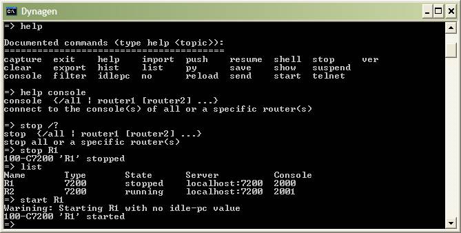 Dynamips / Dynagen Tutorial