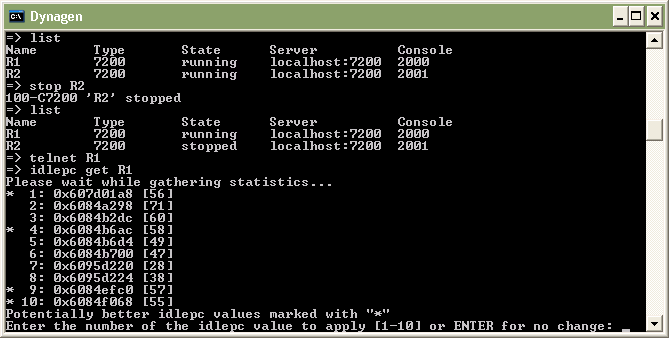 Dynamips / Dynagen Tutorial